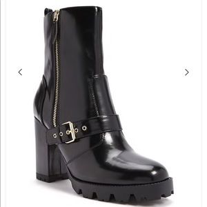 Forever 21 | Shoes | Xxi Black Chunky Faux Leather Boots | Poshmark